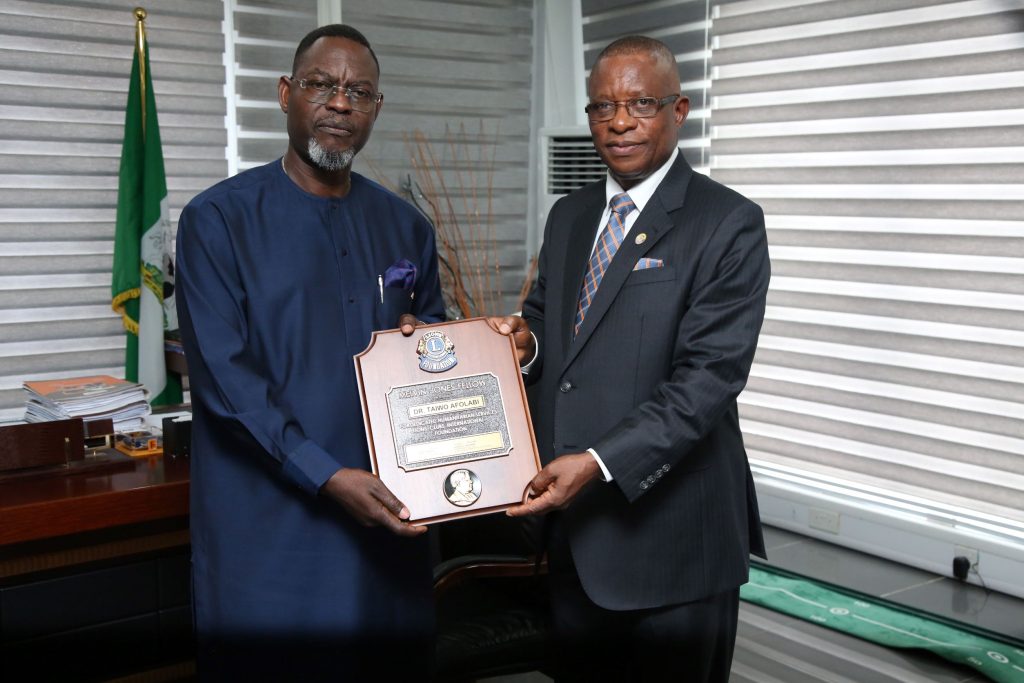 Photos: Dr. Afolabi bags Melvin Jones Fellow Award by Lion’s Club ...